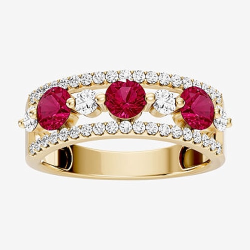 Click here for 1/2 CT. T.W. Lab-Grown Diamond and Genuine Gemston... prices