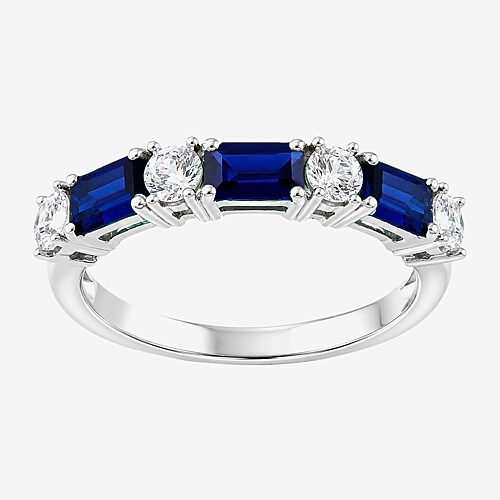 Click here for Womens Lab Created Blue Sapphire Sterling Silver S... prices