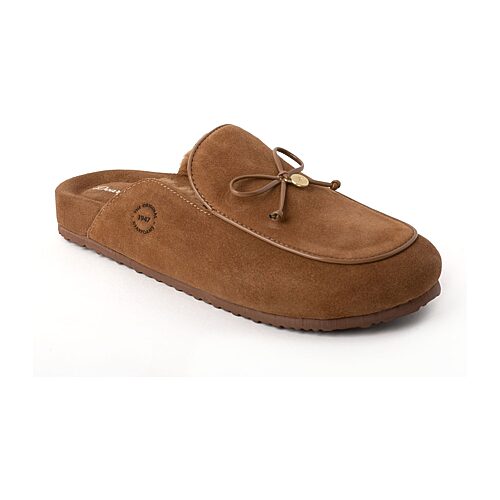 Click here for Dearfoams Womens Falan Genuine Suede Scuff Slipper... prices