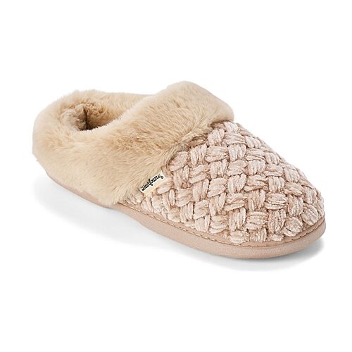 Click here for Dearfoams Claire Cable Knit Chenille Womens Memory... prices