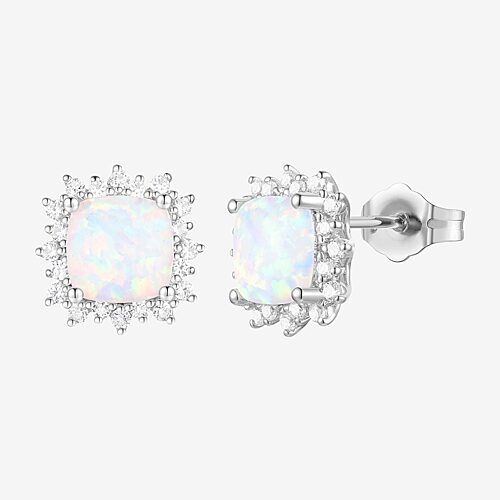 Click here for Yes  Please! Lab Created White Opal Sterling Silve... prices