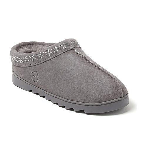 Click here for Dearfoams Doreen Genuine Suede With Embroidery Wom... prices