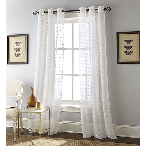 Click here for Stratford Park Athena Grommet Top Sheer Set of 2 C... prices