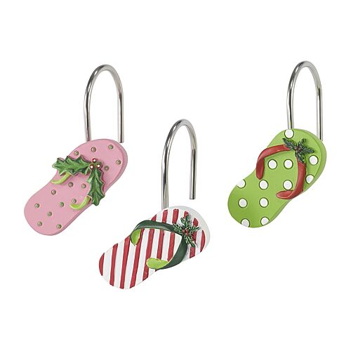 Click here for Avanti Flamingo Jingle Shower Curtain Hooks prices