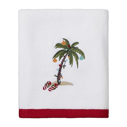 Click here for Avanti Flamingo Jingle Holiday Cotton Hand Towel... prices