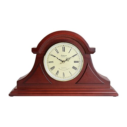Click here for Megagoods Redwood Tambour Black Mantel Clock  One... prices