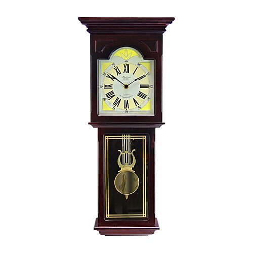 Click here for Bedford Clock Collection Redwood Oak Finish Wall C... prices