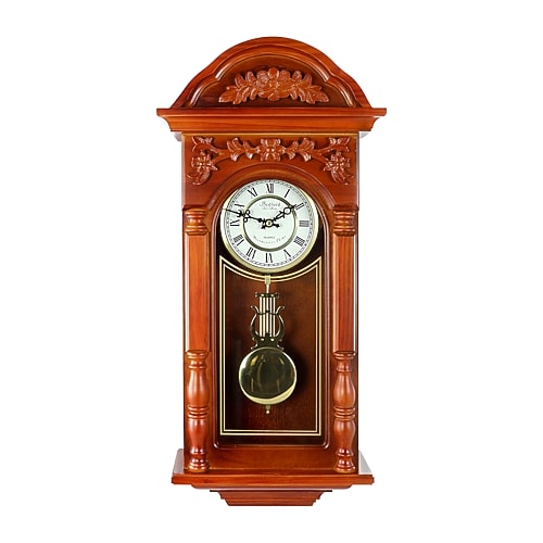 Click here for Bedford Clock Collection 27.5 Oak Finish Pendulum... prices