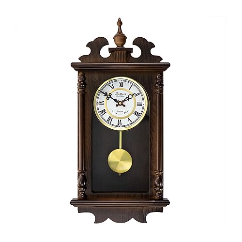 Click here for Bedford Clock Collection Leo 21 Chestnut Wood Chim... prices
