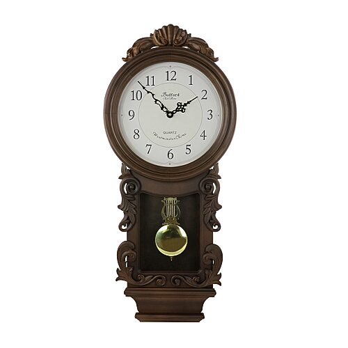 Click here for Bedford Clock Collection Chestnut Chiming Pendulum... prices