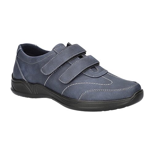 Easy Street Womens Sindy Comfort Flats - Navy