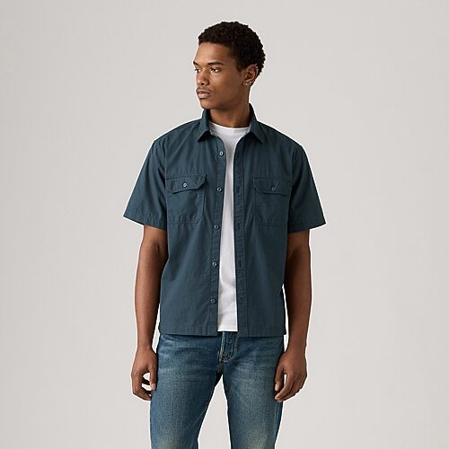 Click here for Levis Mens Short Sleeve Regular Fit Button-Down Sh... prices