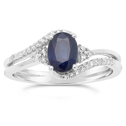 Click here for Womens 1/8 CT. T.W. Genuine Blue Sapphire 10K Gold... prices