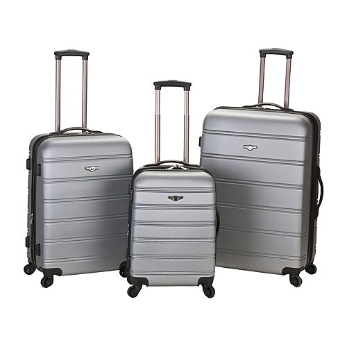 Click here for Rockland Melbourne 3-Pc. Hardside Luggage Set - Si... prices