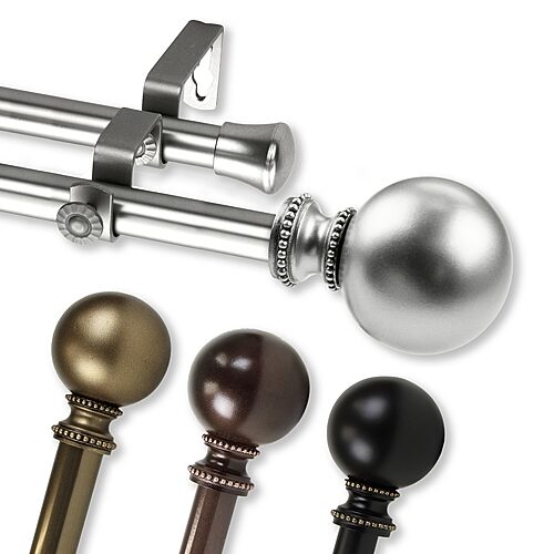 Click here for Rod Desyne Jordana Double Curtain Rod  One Size  S... prices