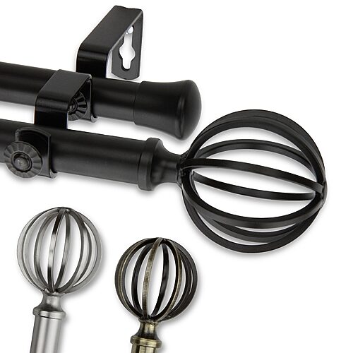 Click here for Rod Desyne Double 13/16 Adjustable Curtain Rod wit... prices