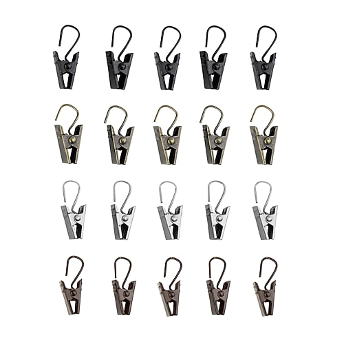 Click here for Rod Desyne 24 Clips with Hooks  One Size  Brown prices