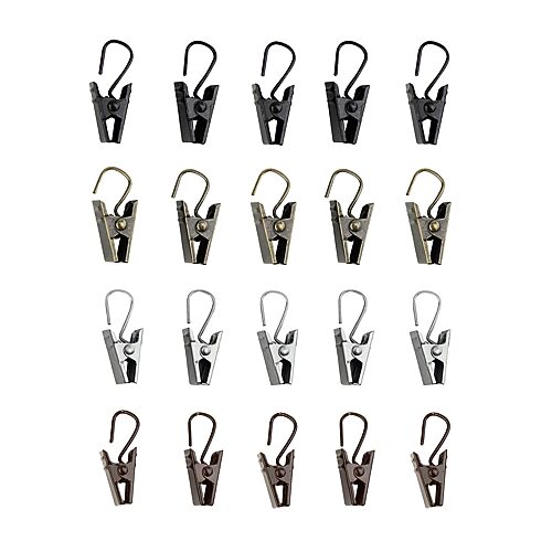 Click here for Rod Desyne 24 Clips with Hooks  One Size  White prices