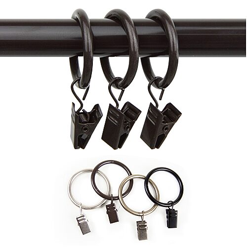 Click here for Rod Desyne Set of 10 1 Clip Rings  One Size  Brown prices