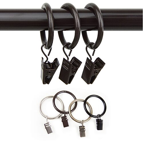 Click here for Rod Desyne Set of 10 1 Clip Rings  One Size  White prices