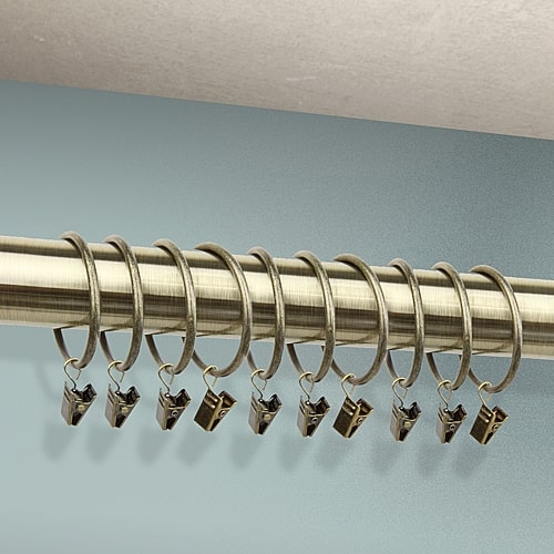 Click here for Rod Desyne Set of 10 2 Clip Rings  One Size  Beige prices