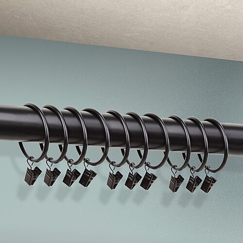 Click here for Rod Desyne Set of 10 2 Clip Rings  One Size  Black prices
