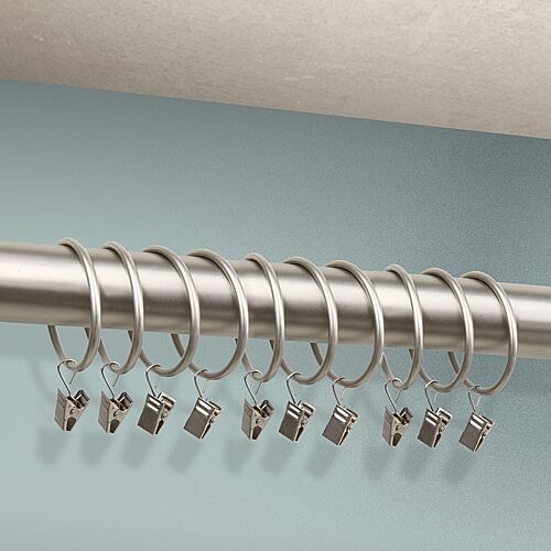 Click here for Rod Desyne Set of 10 2 Clip Rings  One Size  White prices