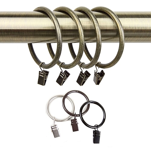 Click here for Rod Desyne Set of 10 Heavy-Duty 2Â½ Curtain Clip R... prices