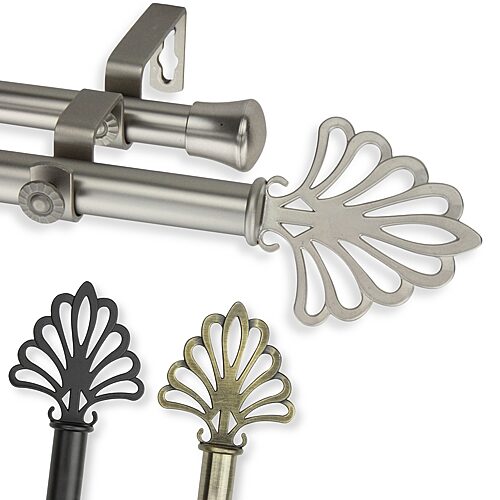 Click here for Rod Desyne Double 13/16 Adjustable Curtain Rod wit... prices