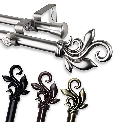 Click here for Rod Desyne Delilah 13/16 Adjustable Double Curtain... prices
