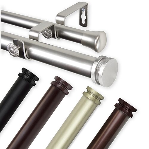 Click here for Rod Desyne Bun Double Curtain Rod  One Size  Brown prices