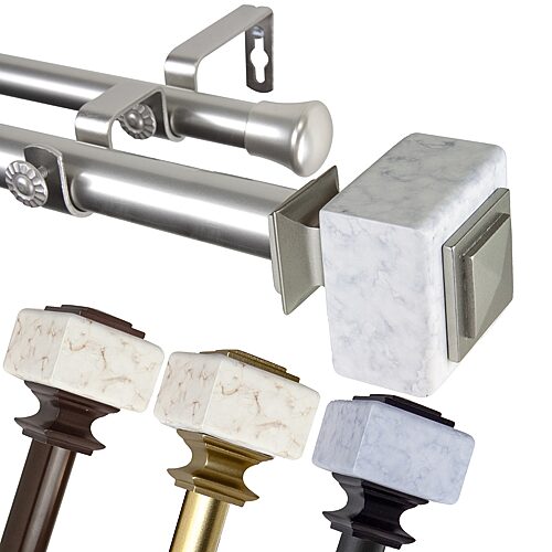 Click here for Rod Desyne Estelle Double Curtain Rod  One Size  Y... prices