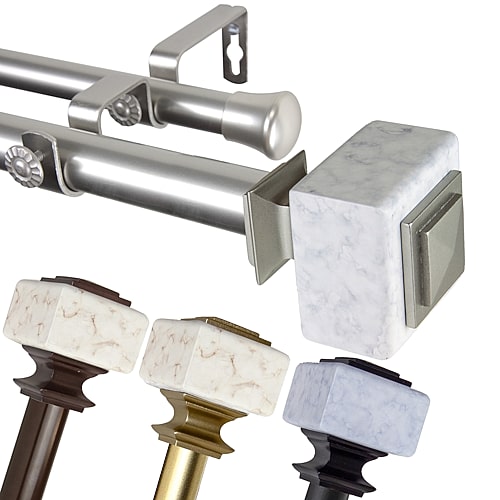 Click here for Rod Desyne Estelle Double Curtain Rod  One Size  S... prices