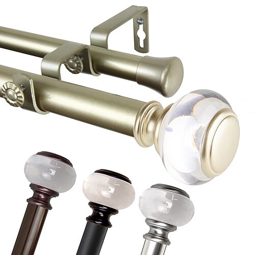 Click here for Rod Desyne Ironwood Double Curtain Rod  One Size... prices