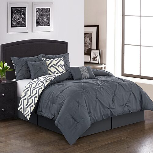 Click here for Stratford Park Sabine 7pc Midweight Comforter Set... prices