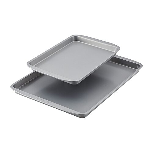 Farberware SmartBrown Nonstick Bakeware Sheet Pans  Set of 2 - Gray