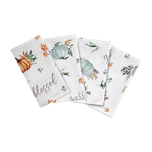 Click here for Avanti Grateful Patch Set of 4 Napkins - Multicolo... prices