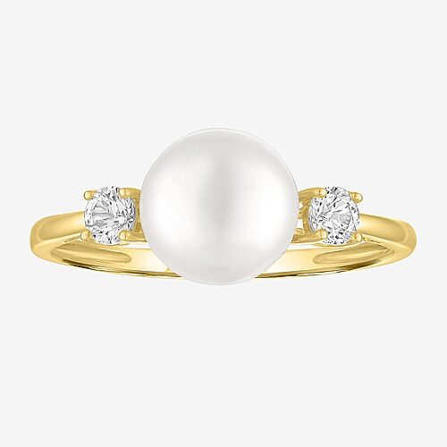 Click here for Gemstone 10K Gold 3-Stone Oval Cocktail Ring  8  P... prices