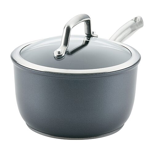 Anolon Accolade 2.5 Non-Stick Sauce Pan with Lid  One Size  Gray