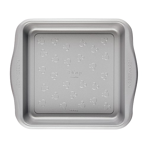 Farberware Bake with Mickey Mouse 9-Inch Square Cake Pan - Red