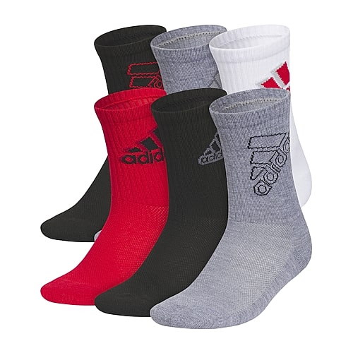 Click here for adidas Little & Big Kid Boys 6 Pair Crew Socks  Me... prices