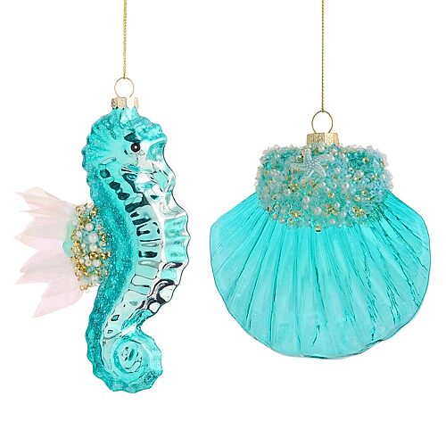 Click here for North Pole Trading Co. Teal Sea Horse And Oyster S... prices