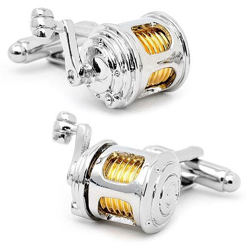 Cufflinks Inc Fishing Reel Cufflinks