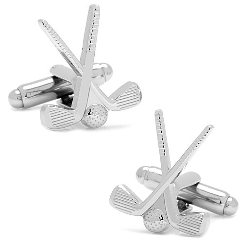 Click here for Golf Clubs Cufflinks  One Size  Silver prices