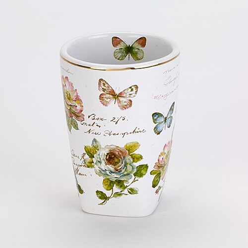 Click here for Avanti Butterfly Garden Tumbler  One Size  White prices