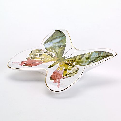 Click here for Avanti Butterfly Garden Soap Dish  One Size  White prices