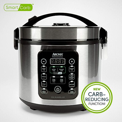 Click here for AROMA ARC1120SBL Black/Stainless Steel 20-Cup Smar... prices