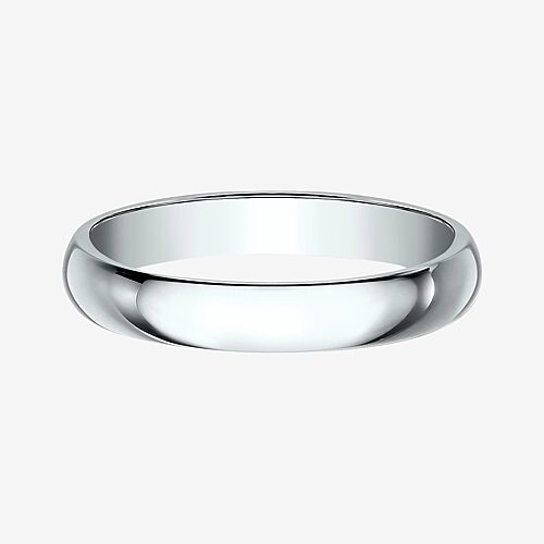 Click here for Womens 3MM 10K Gold Wedding Band  4 1/2  White prices