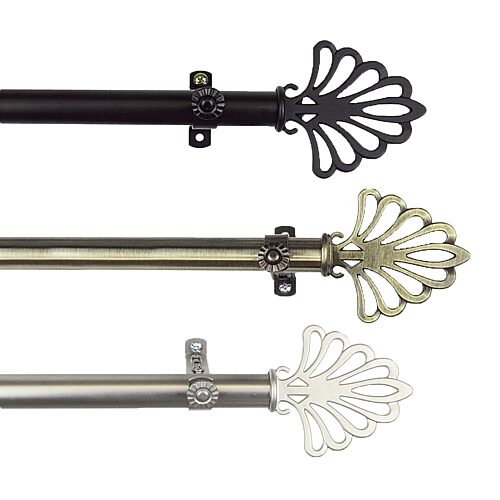 Click here for Rod Desyne 13/16 Adjustable Curtain Rod with Fan F... prices