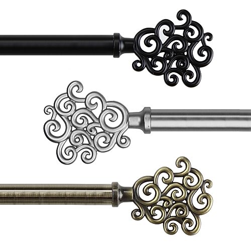 Click here for Rod Desyne Tidal 13/16 Adjustable Curtain Rod  One... prices